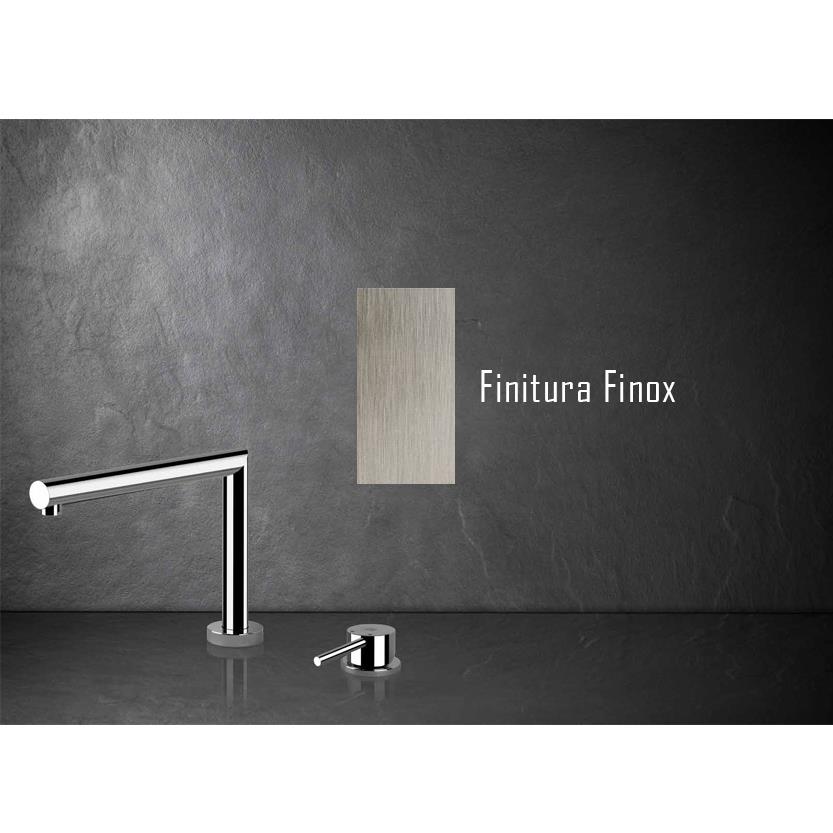 MISCELATORE 50107 SU&GIU' CANNA ABBATTIBILE FINOX BRUSHED NICKEL 149 ...