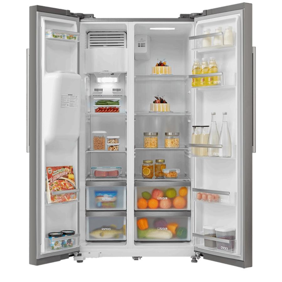 MKRF 510/SBS NF EH E XS - FRIGORIFERO SIDE BY SIDE TOTAL NO FROST CLASSE E 510L INOX Frigoriferi