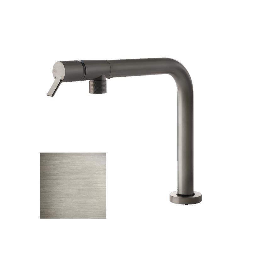 MISCELATORE SU&GIU' CANNA ABBATTIBILE FINOX BRUSHED NICKEL 149 Miscelatori