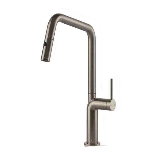 MISCELATORE MONOCOMANDO STELO COLLECTION FINOX BRUSHED NICKEL 149 ...